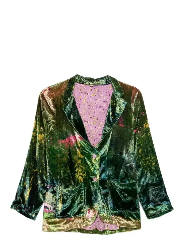 YAVI Buttoned Jacket - Green