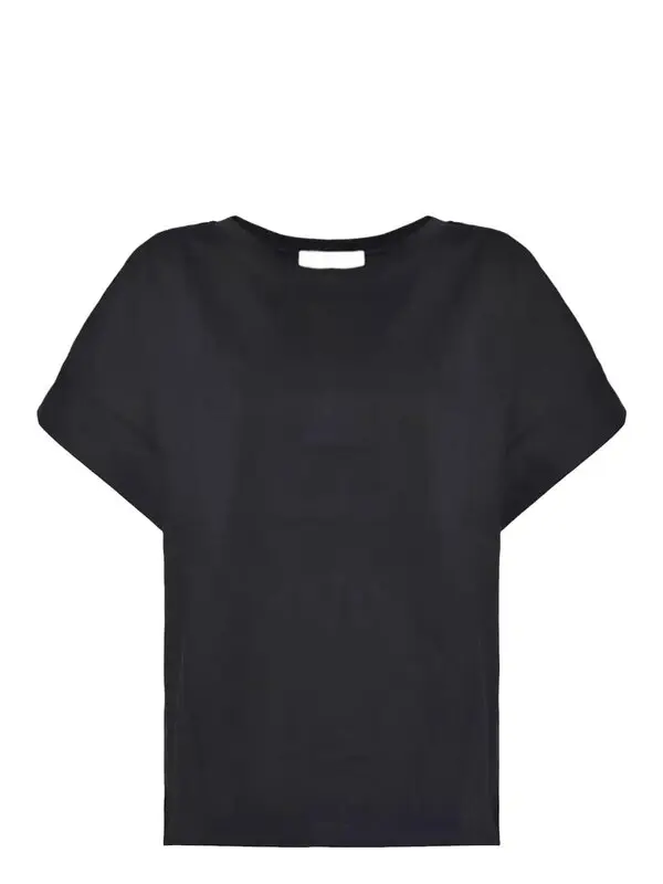 SOLOTRE Cuffed T-shirt - Black