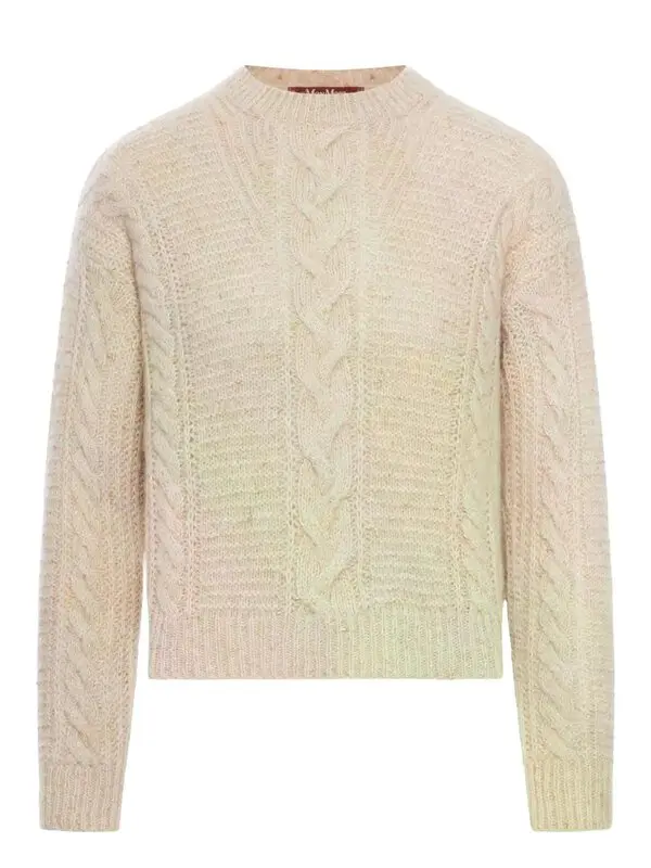 Max Mara Cable-knit Top - Neutrals