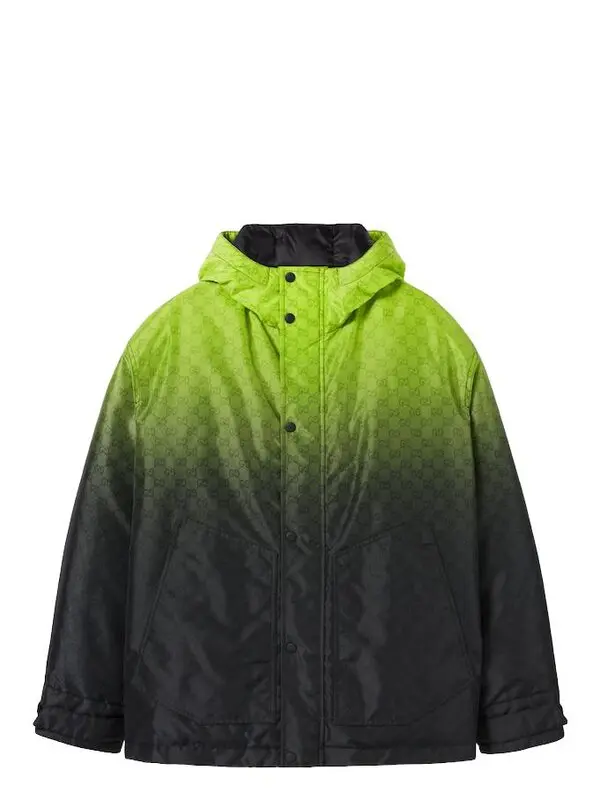 Gucci Printed Nylon Jacket - Green