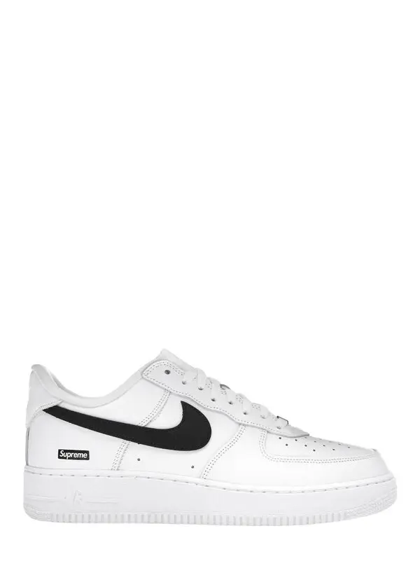 Nike Force 1 Low Supreme Sneakers - White/black