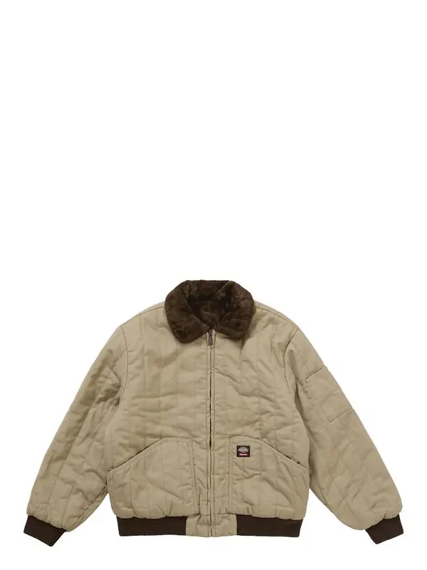 Supreme Dickies Reversible Quilted Work Jacket - Brown