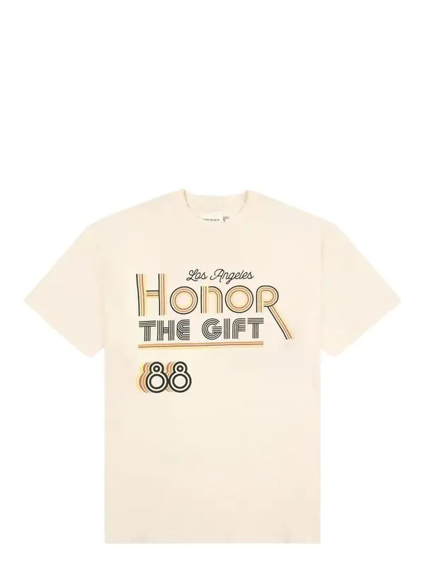 HONOR THE GIFT Retro Honor T-shirt - Neutrals