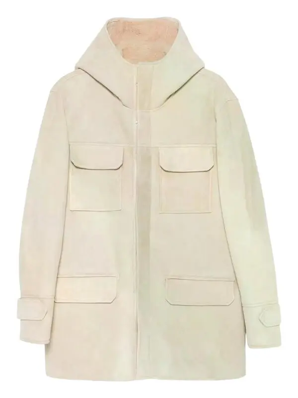 DONDUP Hooded Jacket - Neutrals