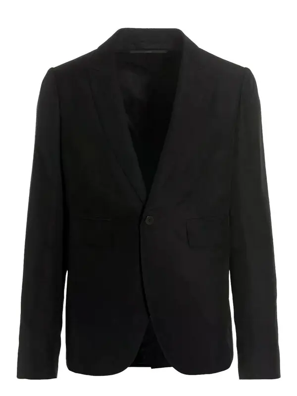 SAPIO Single-breasted Blazer - Black