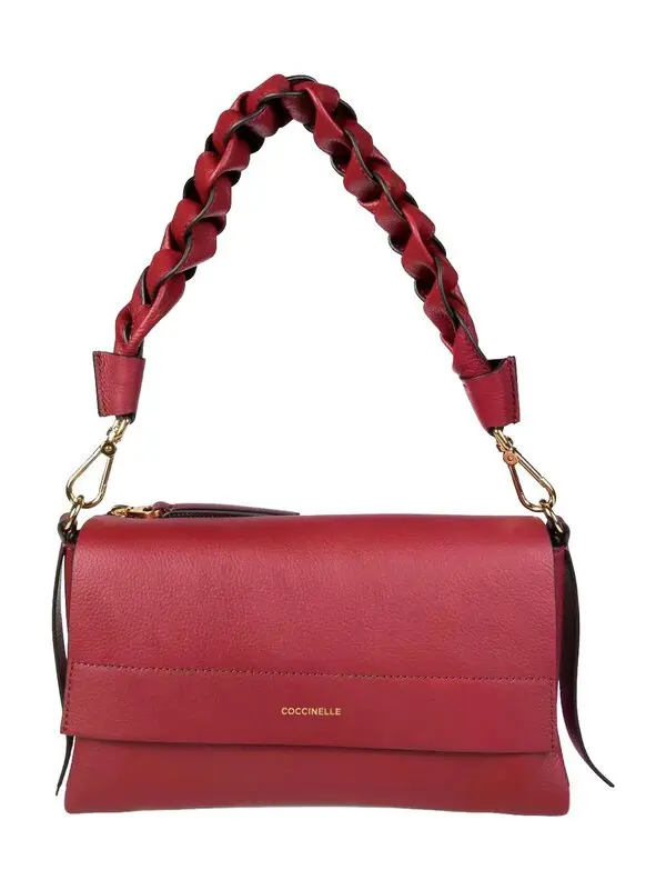 COCCINELLE Boheme Grana Double Shoulder Bag - Red