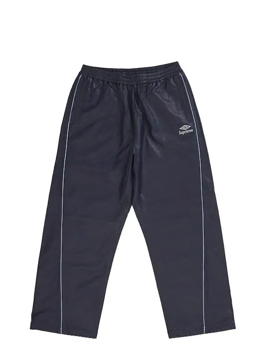 Supreme Umbro Leather Track Pant - Navy Blue
