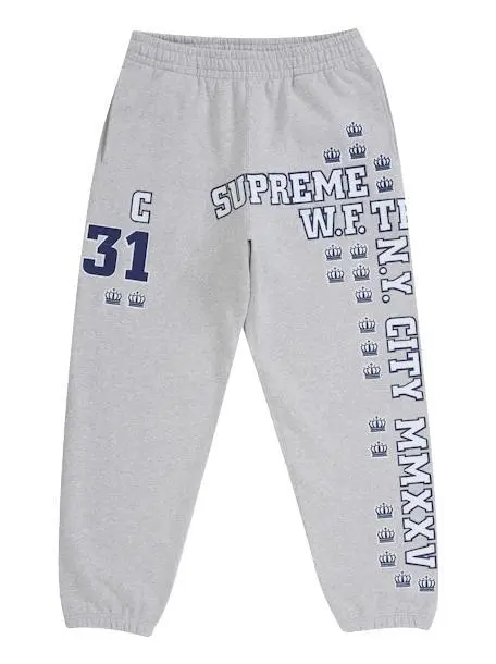 Supreme League Champs Sweatpant - Ash Grey