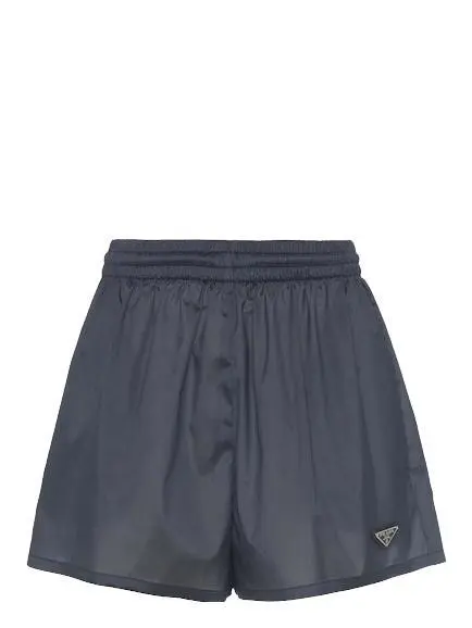 Prada Technical Silk Boxer Shorts - Navy Blue