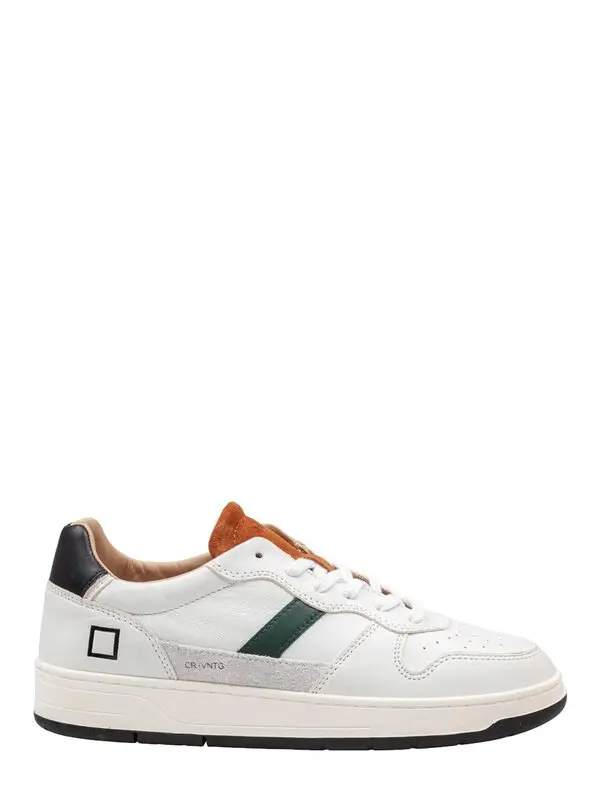 D.a.t.e. Low-top Leather Sneakers - White/tan