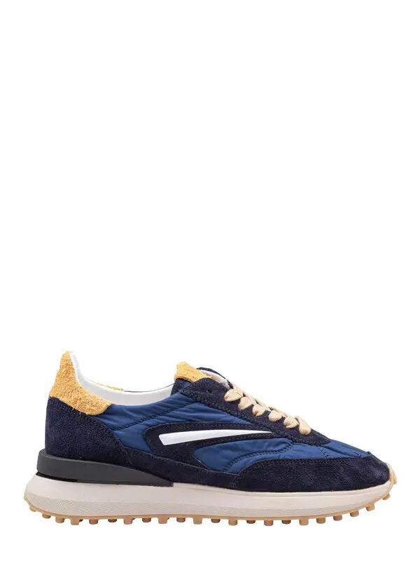 D.a.t.e. Nylon And Suede Running Sneakers - Blue
