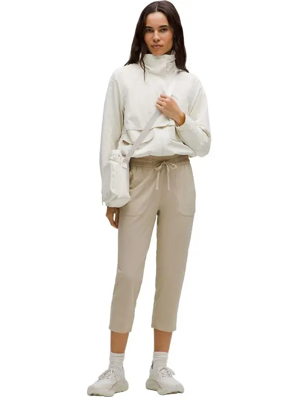 Lululemon Pull-on Mid-rise Tapered-leg Cropped Pant 23 - Trench