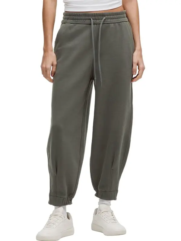 Lululemon Loungeful High-rise Cropped Jogger - Slate Brown