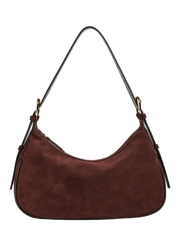 Staud Pine Shoulder Bag - Mahogany