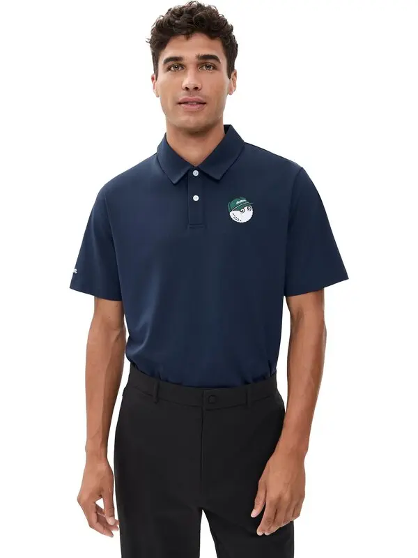 MALBON Fairway Baldwin Polo - Navy