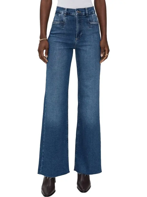 FAVORITE DAUGHTER The Jordie Super Hi-rise Wide Leg Jeans - Madison