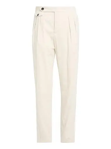 Brunello Cucinelli Tailored Corduroy Tapered Pants - Off White