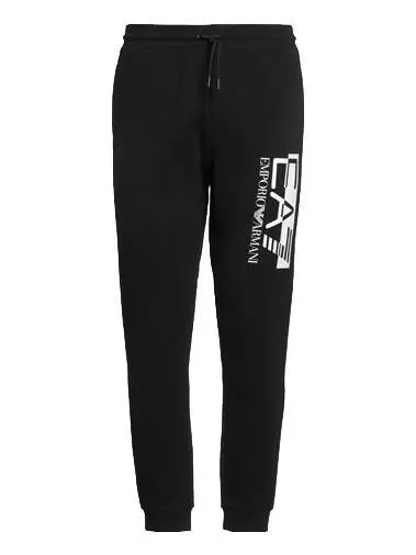 EA7 Pants Size Cotton, Polyester - Black
