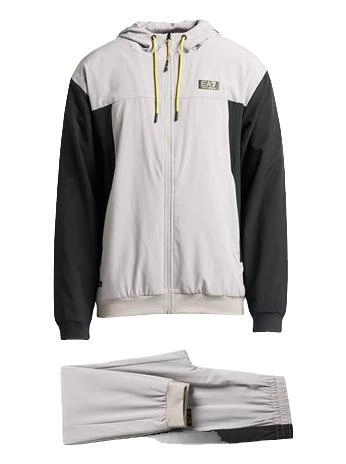 EA7 Tracksuit In Polyester And Elastane - Light Grey