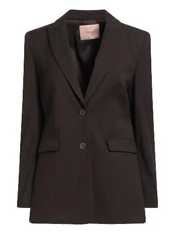 TWINSET Single-breasted Blazer - Brown