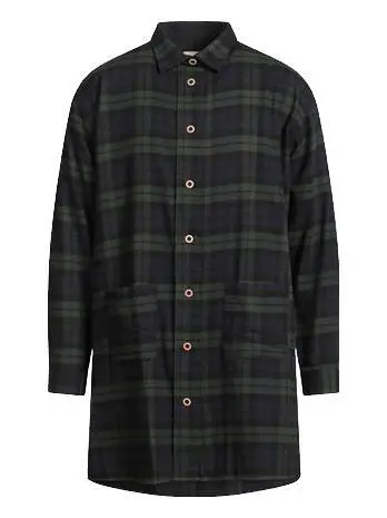 ALEXINGH Shirt Dark Size Cotton - Green