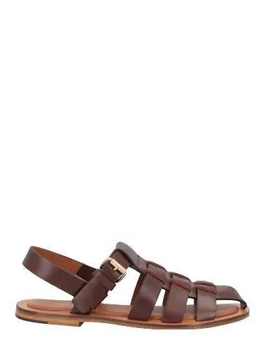 MANSUR GAVRIEL Fisherman Leather Sandals - Brown