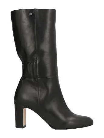 POLLINI Calfskin Leather Boots - Black