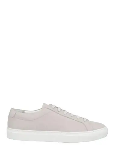 MOORER Light Leather Sneakers - Grey