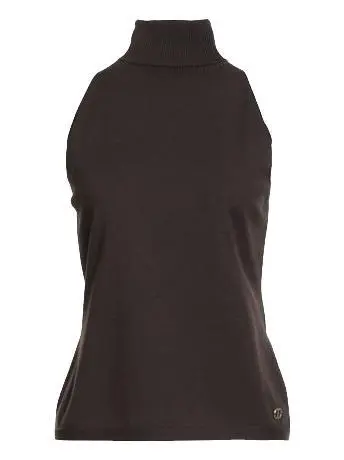 TWINSET Turtleneck Knit Top - Brown