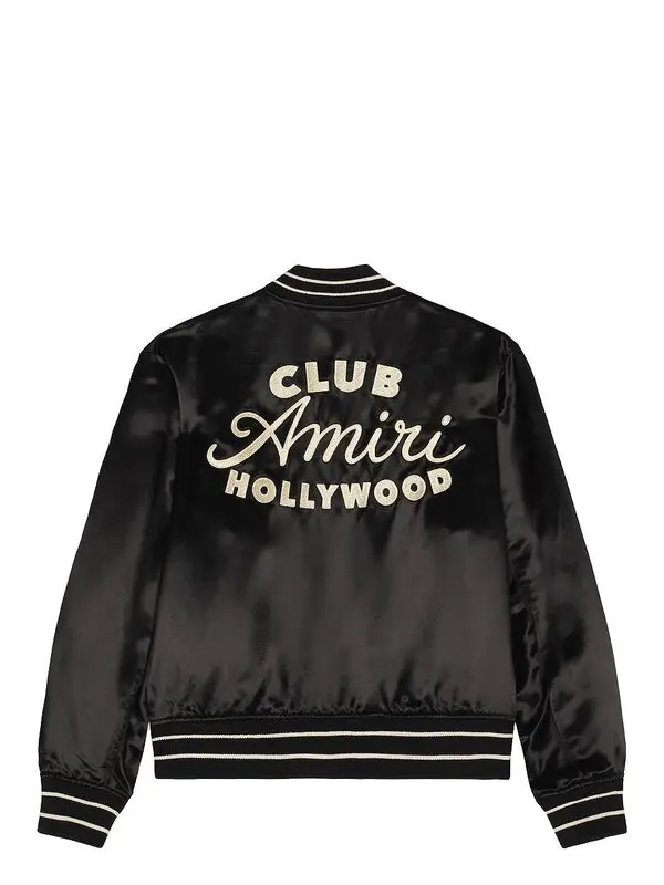 Amiri Club Bomber Jacket - Black