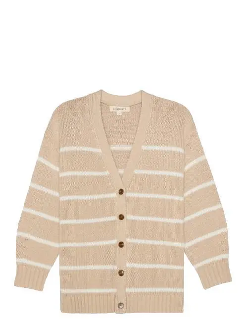 ELLSWORTH + IVEY Elizabeth Knit Cardigan - Oatmeal