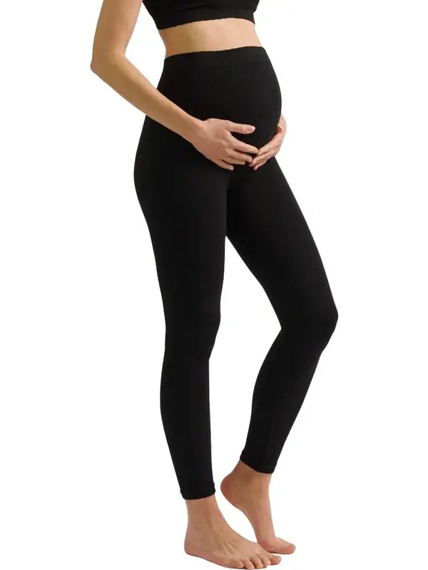 CACHE COEUR Zoé Maternity Leggings - Black