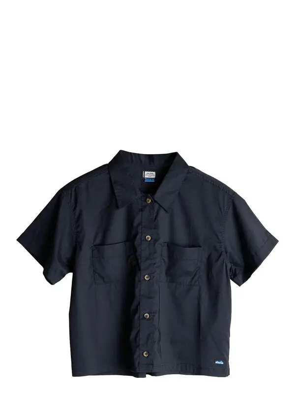 KAVU Sea La Vie Short Sleeve Shirt - Black
