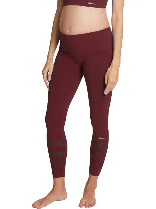 CACHE COEUR Woma Maternity & Sports Leggings - Plum