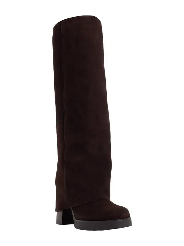 Aldo Maeveh Knee High Boots - Dark Brown