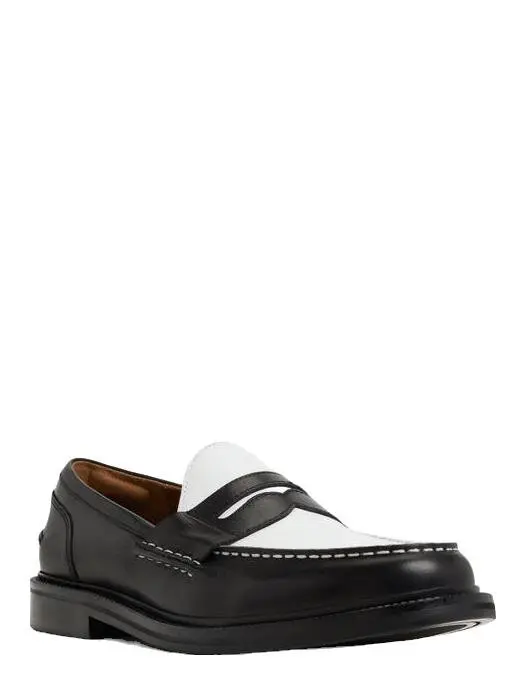 Aldo Penny Loafer - Black/white