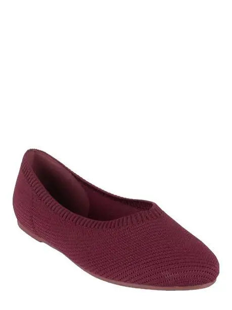 Tahari Martinique Ballet Flat - Burgundy