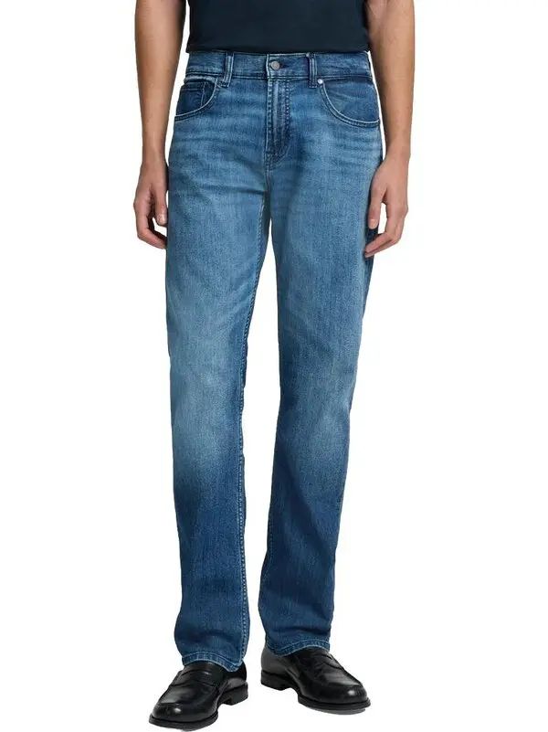 7 For All Mankind Airweft Straight Leg Jeans - Land