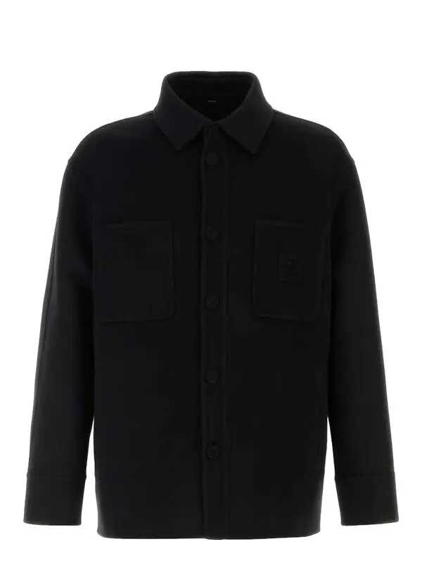 Fendi Wool-blend Jacket - Black
