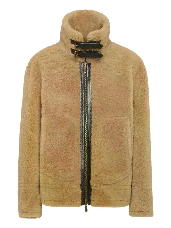 Dsquared2 Shearling Jacket - Neutrals