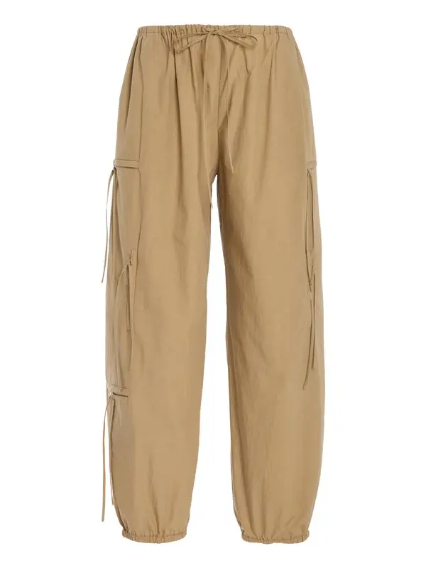 Brandon Maxwell The Scout Cotton Cargo Pants - Khaki
