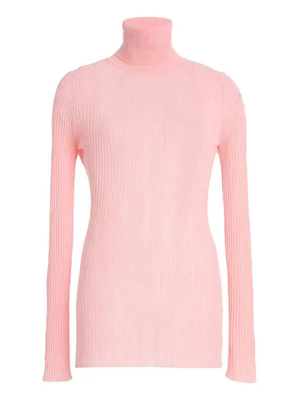 Brandon Maxwell The Bobbi Cotton-blend Sweater - Pink