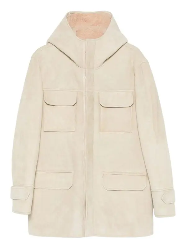 DONDUP Classic Hooded Jacket - Beige