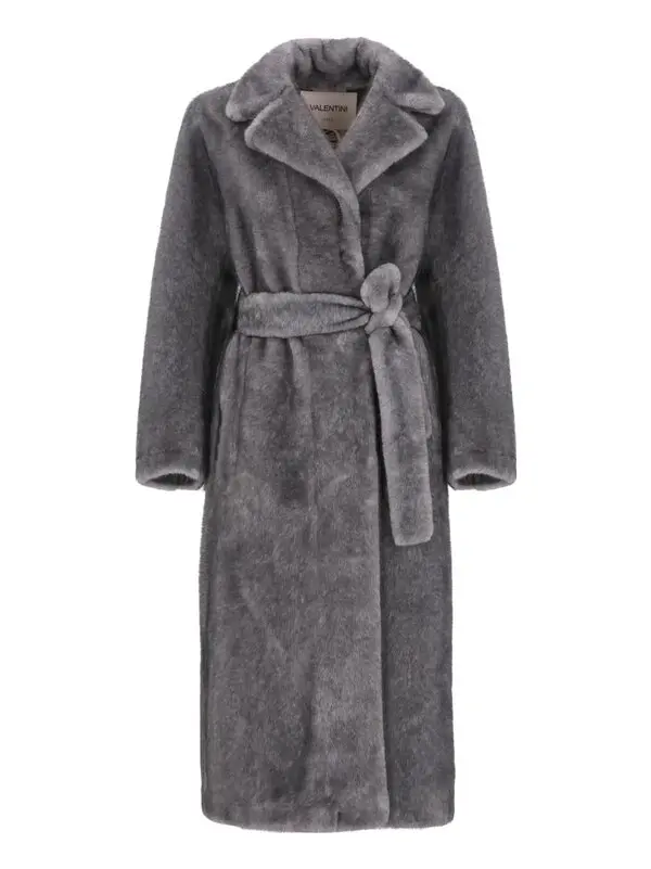 VALENTINI 1972 Faux Fur Coat - Grey