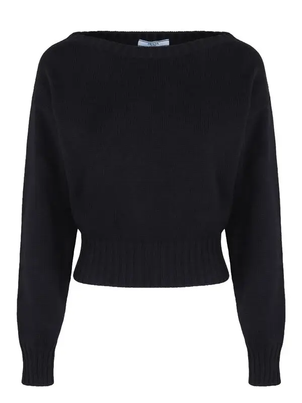 Prada Cotton Sweater - Blue
