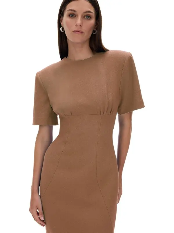 Rachel Gilbert Dover Sheath Dress - Brown