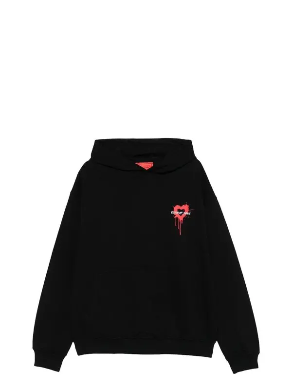 VISION OF SUPER Logo-print Sweatshirt - Black