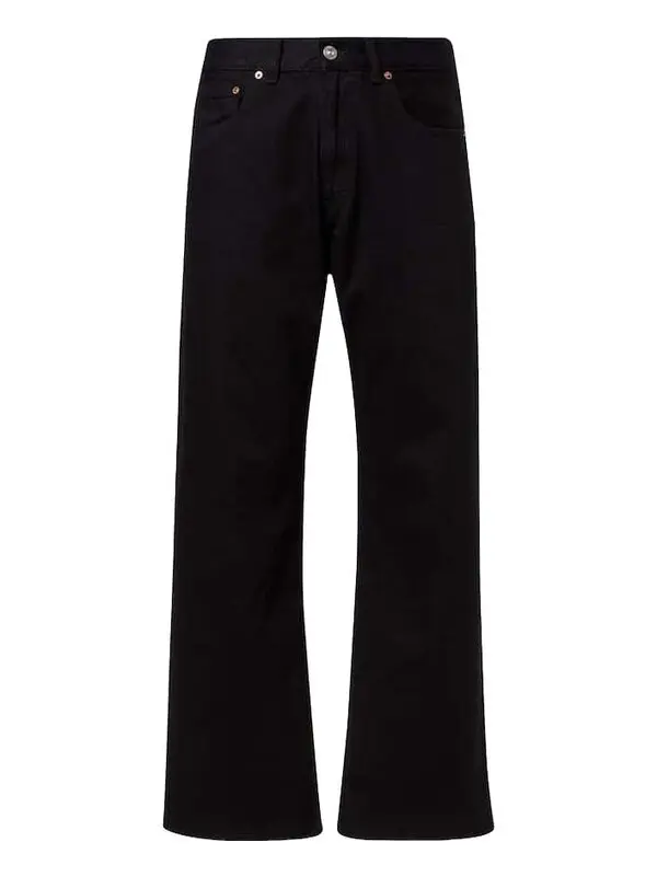 Our Legacy Third Cut Mid-rise Straight Jeans - Black