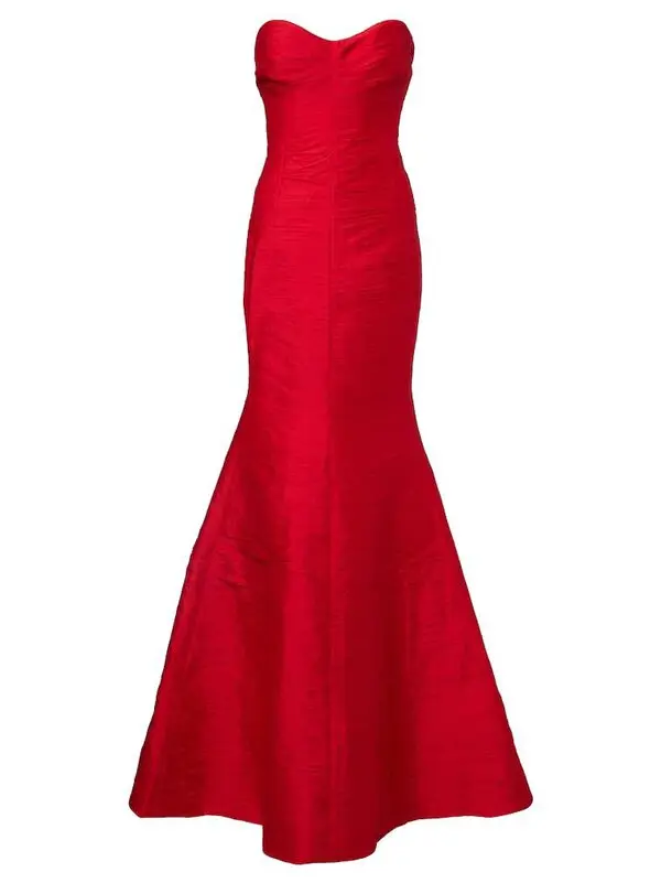 MARMAR HALIM Bustier Gown - Red