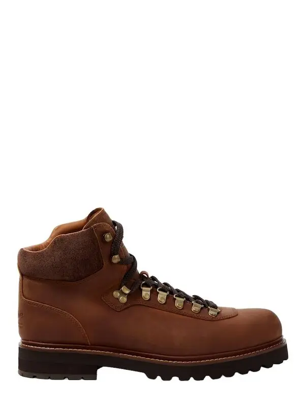 Polo Ralph Lauren Leather Hiking Boots - Brown